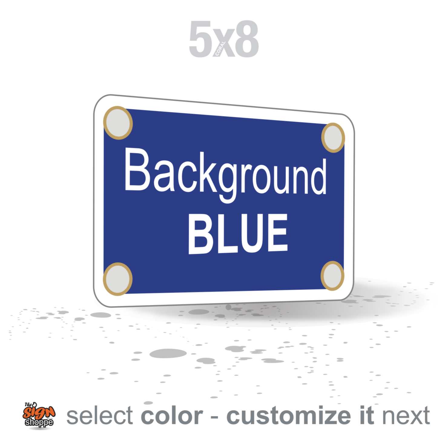 5x8 Riders blue - The Sign Shoppe