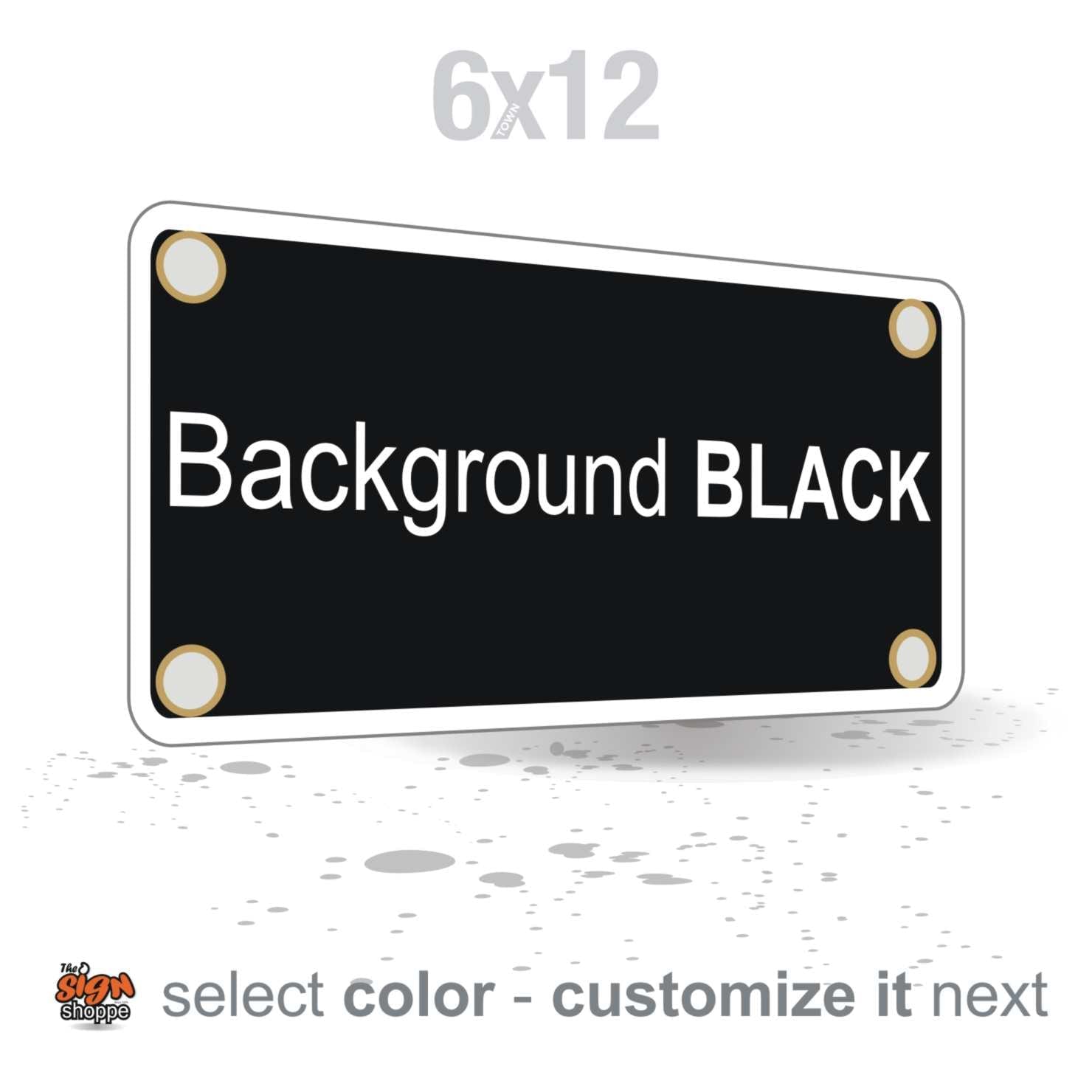 6x12 Riders black - The Sign Shoppe
